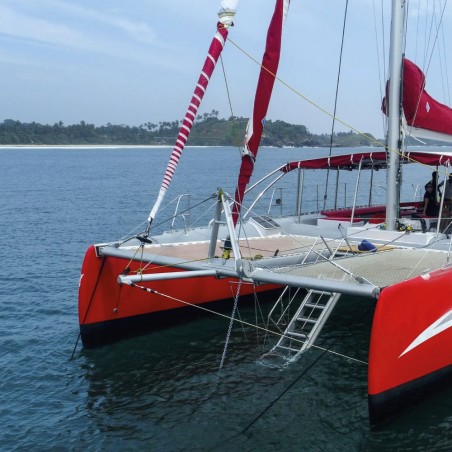 Red de catamarán para Ocean Voyager 53