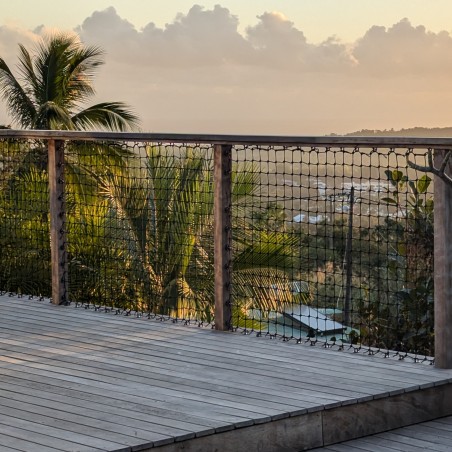 A4 stainless steel jumper shackle for vertical home net