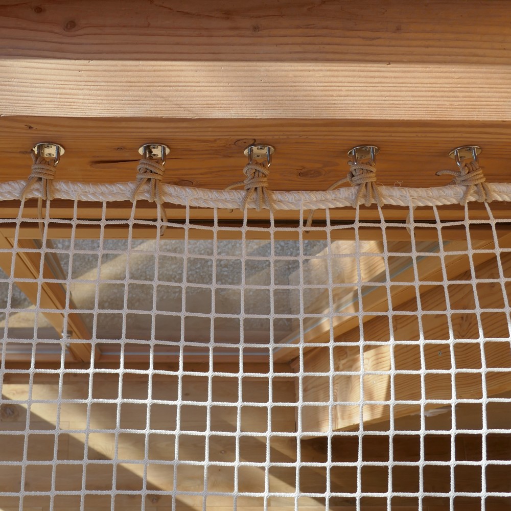 A4 stainless steel eye plate with screws for home net