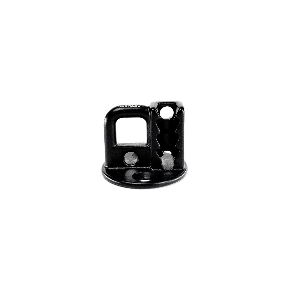 Fixation pontet bloqueur inox A4 noir avec vis pour filet d'habitation