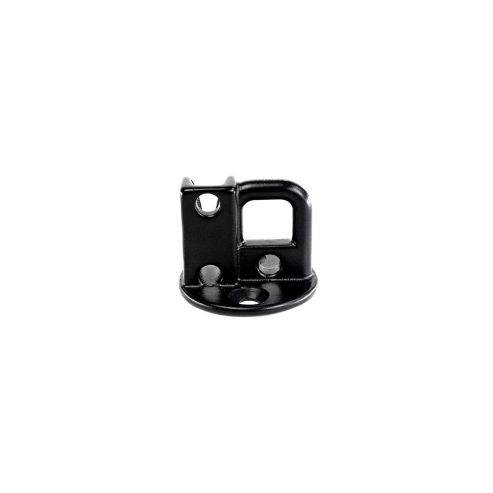 Fixation pontet bloqueur inox A4 noir avec vis pour filet d'habitation