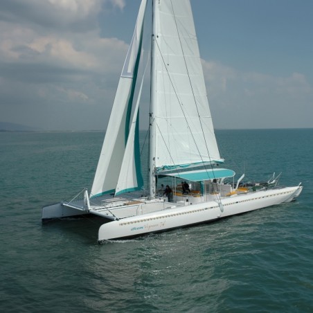 Ocean Voyager 74 catamaran nets